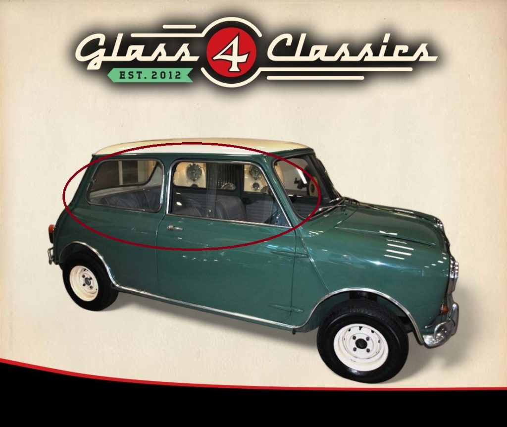 Morris Classic Mini | Sliding Side Window Set | NEW Glass