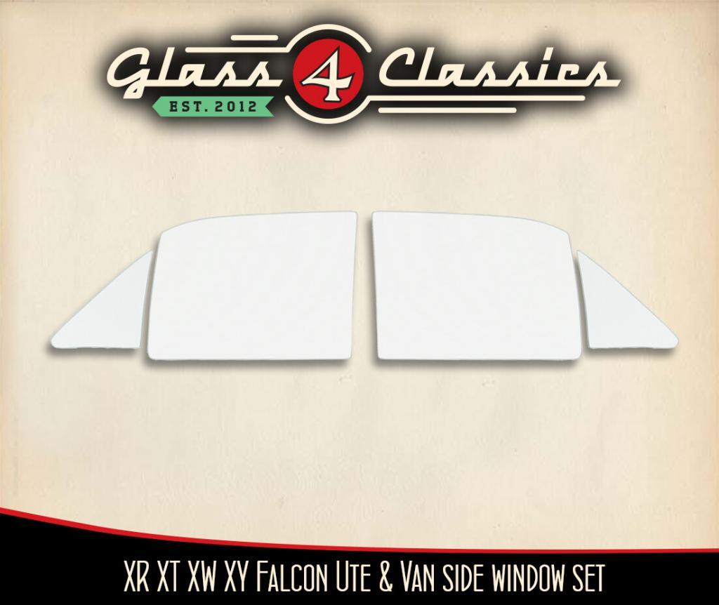 XR XT XW XY Ford Falcon Van | Side Windows Set | New Glass