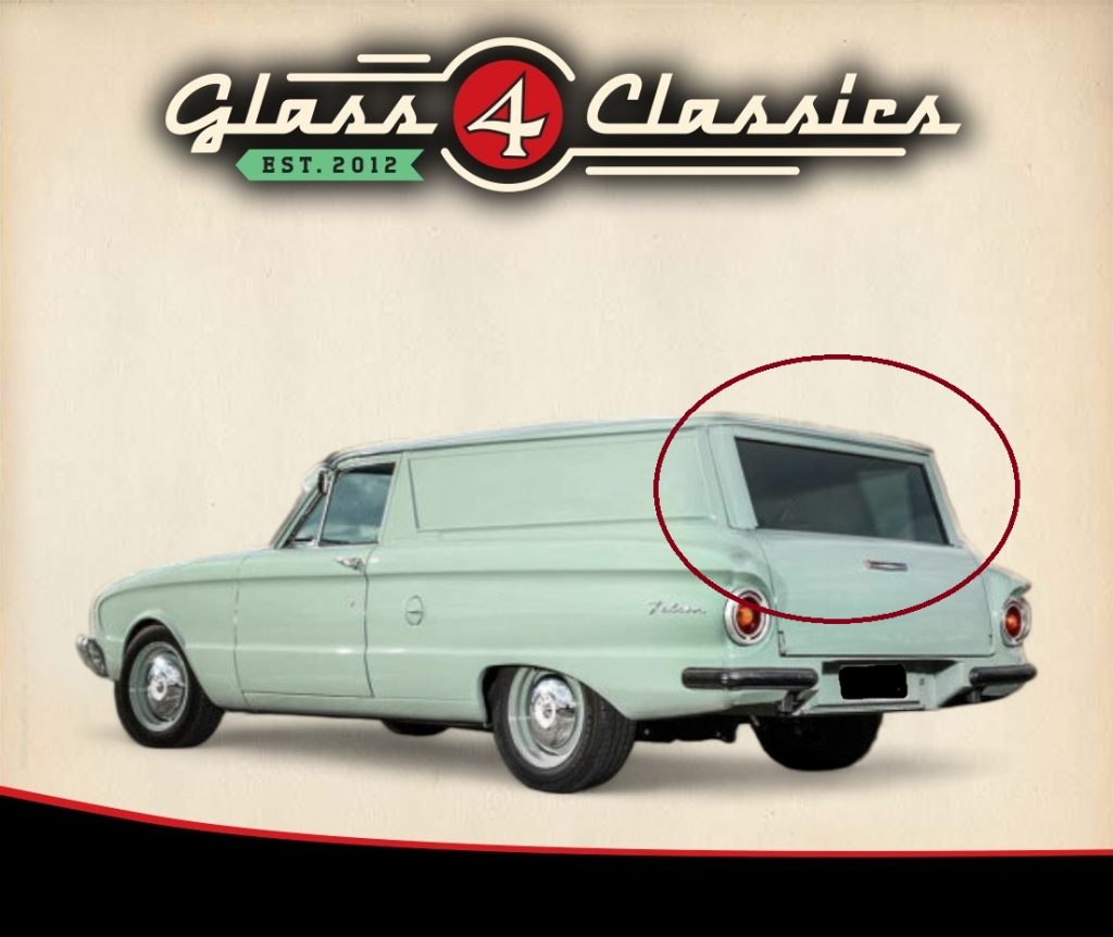 XK XL XM XP Ford Panel Van | Tailgate Window | New Glass