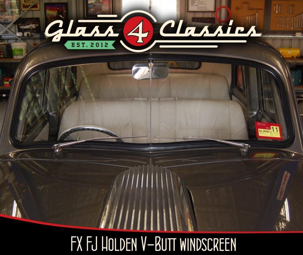 FX FJ Holden Sedan Ute Van | Custom V-butt Windscreen