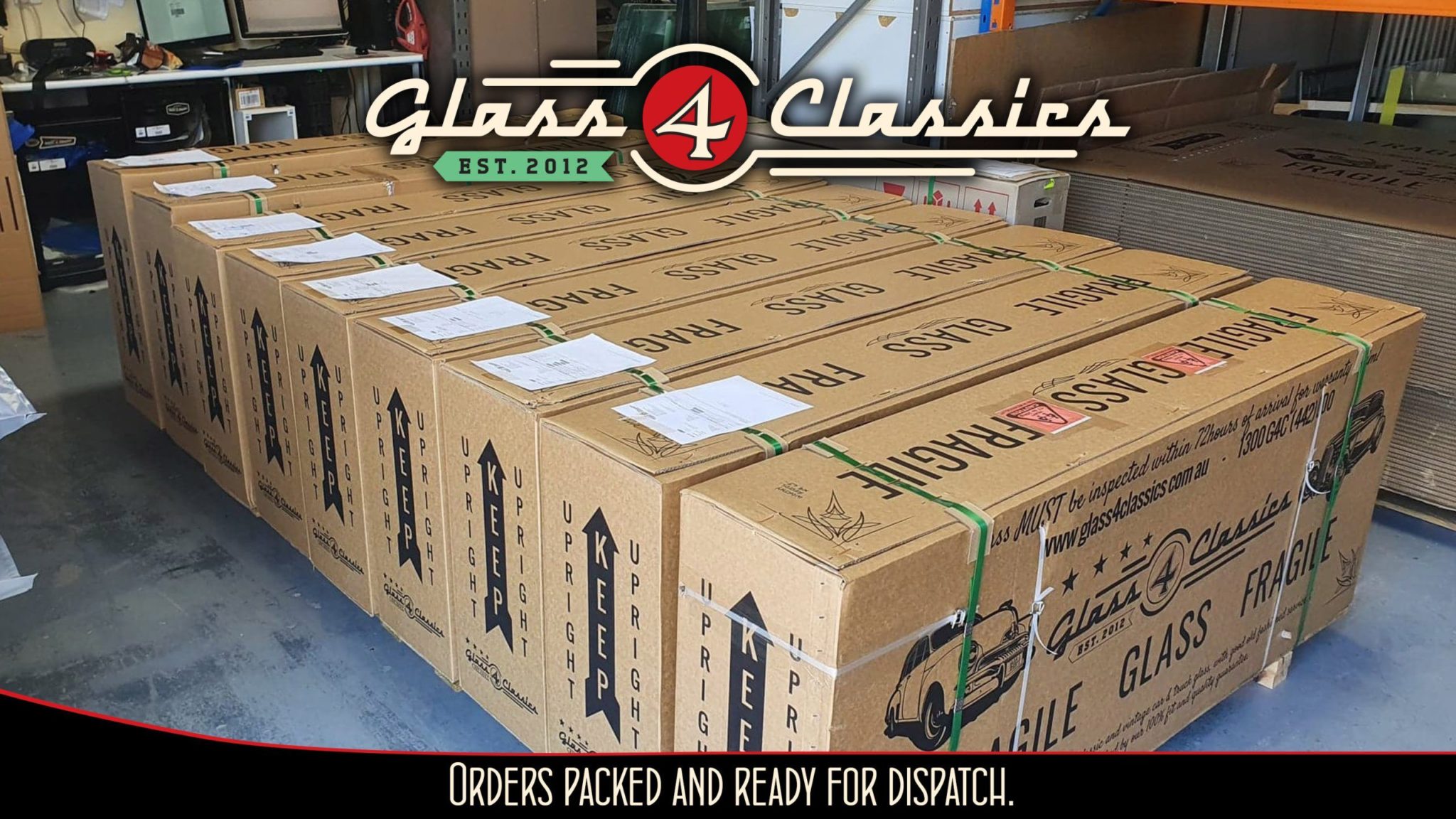 1949-1952 Australian Chevrolet Coupe Ute | 2 Piece Windscreen | New Glass