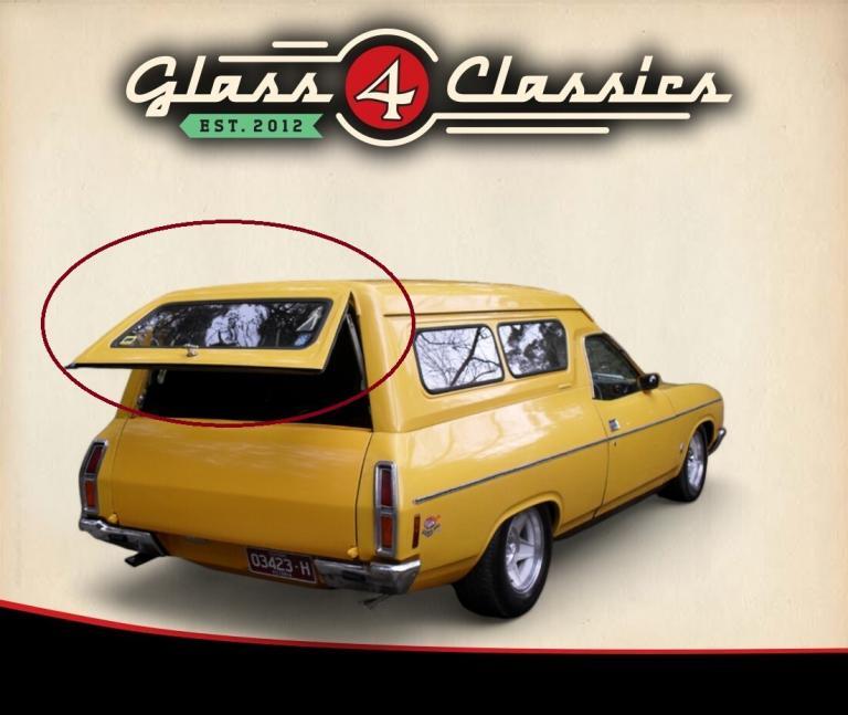 XA XB XC Ford Falcon Panel Van | Upper Tailgate Glass