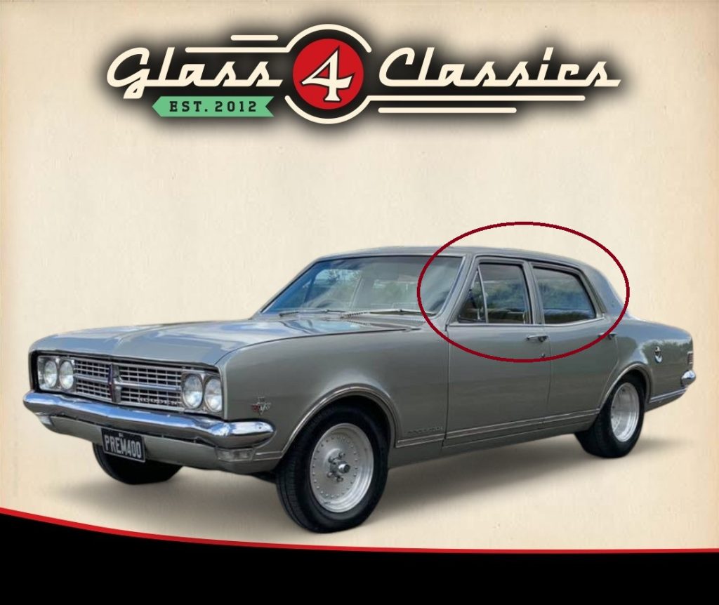 HK Holden Sedan | Side Windows Set (6 X Pieces)