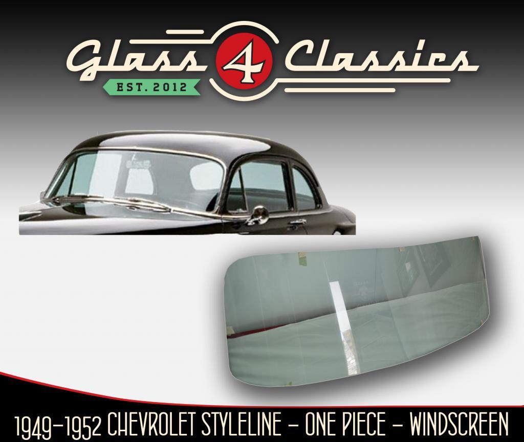 1949-1952 Australian Chevrolet Coupe Ute | 1x Piece Curved Windscreen ...