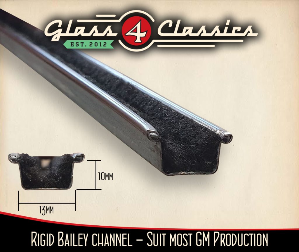 Bailey Channel Stainless Beaded Rigid - Typically GM | Glass 4 Classics